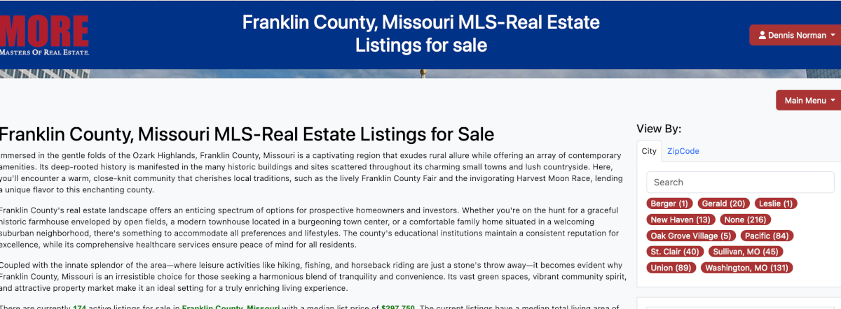 Franklin County, Missouri MLS-Real Estate Listings for Sale